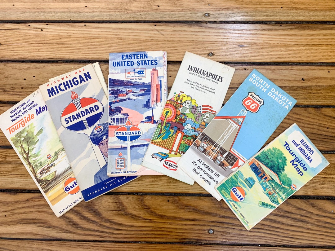 Vintage Road Map, Maps, Travel Map, Road Map, Roadmaps, Road Maps, Old ...