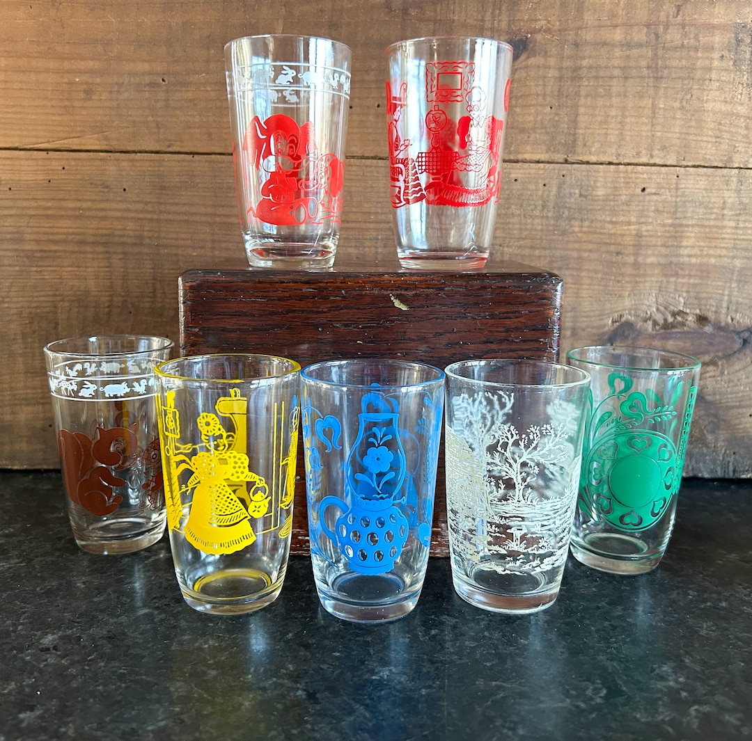Swanky Swigs Bustlin Betsy Glass, Swanky Swig Glasses, Hazel Atlas ...