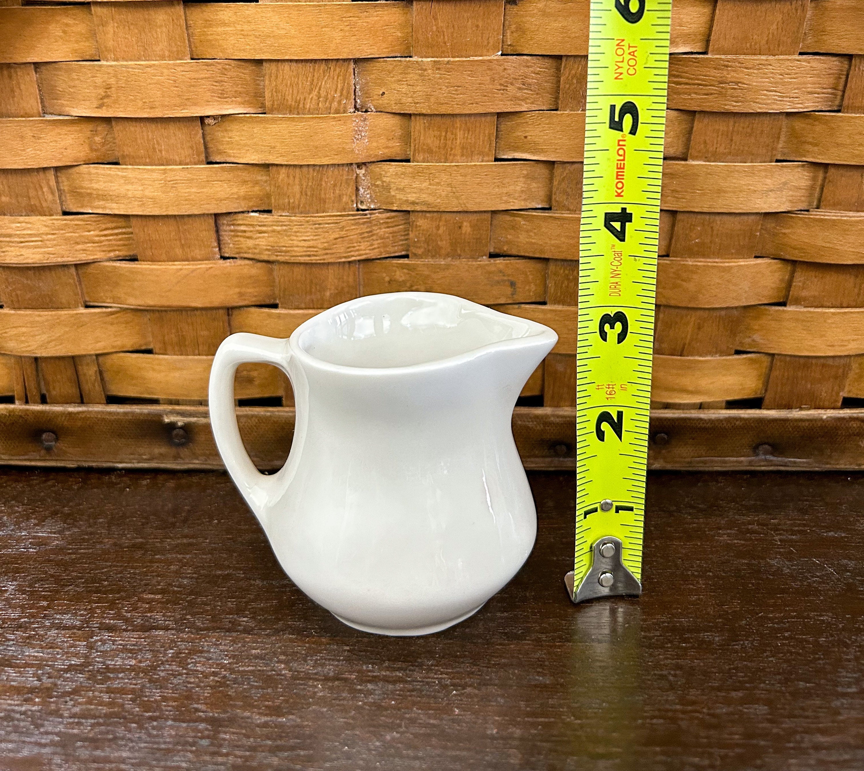 Shenango White Creamer Vintage Creamer Pottery Coffee - Etsy