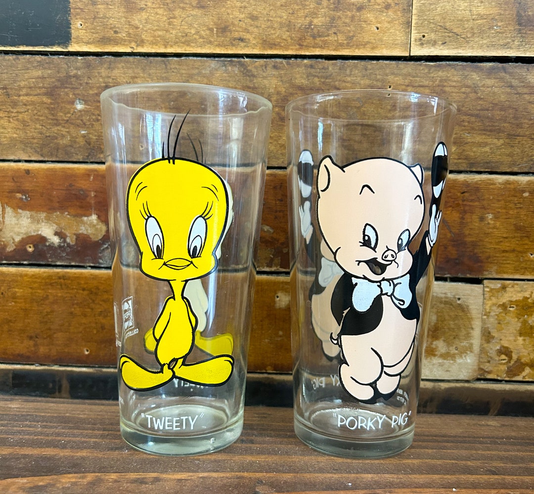 Vintage Pepsi Glasses | Pepsi Collectible Tweety Glass | Pepsi ...