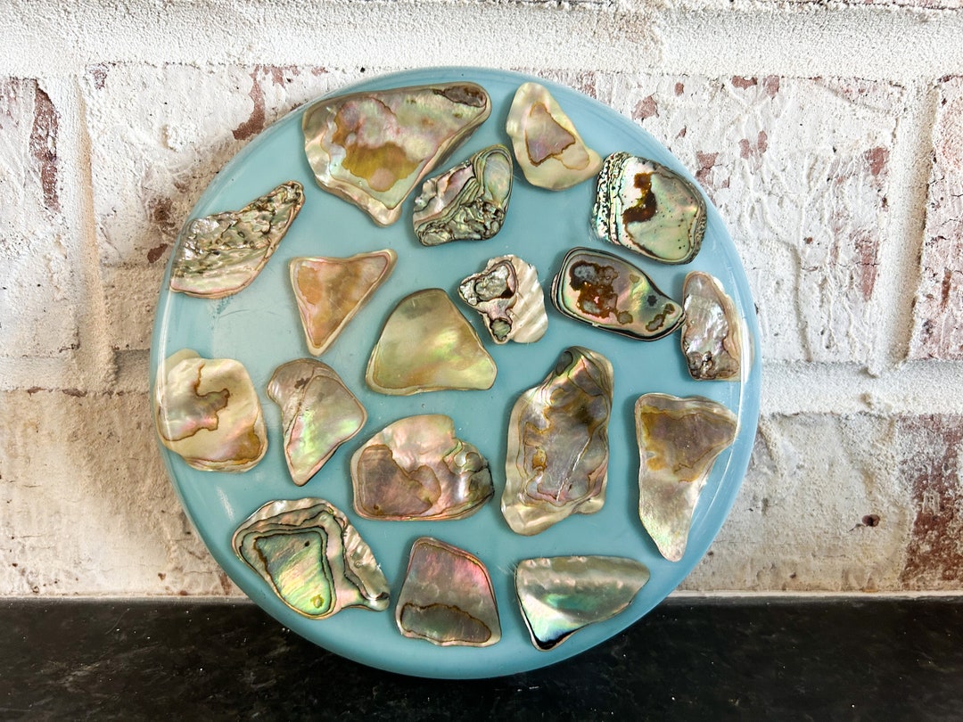 Vintage Trivet, MCM Trivet, Aqua Trivet, Midcentury Trivet, Trivet ...