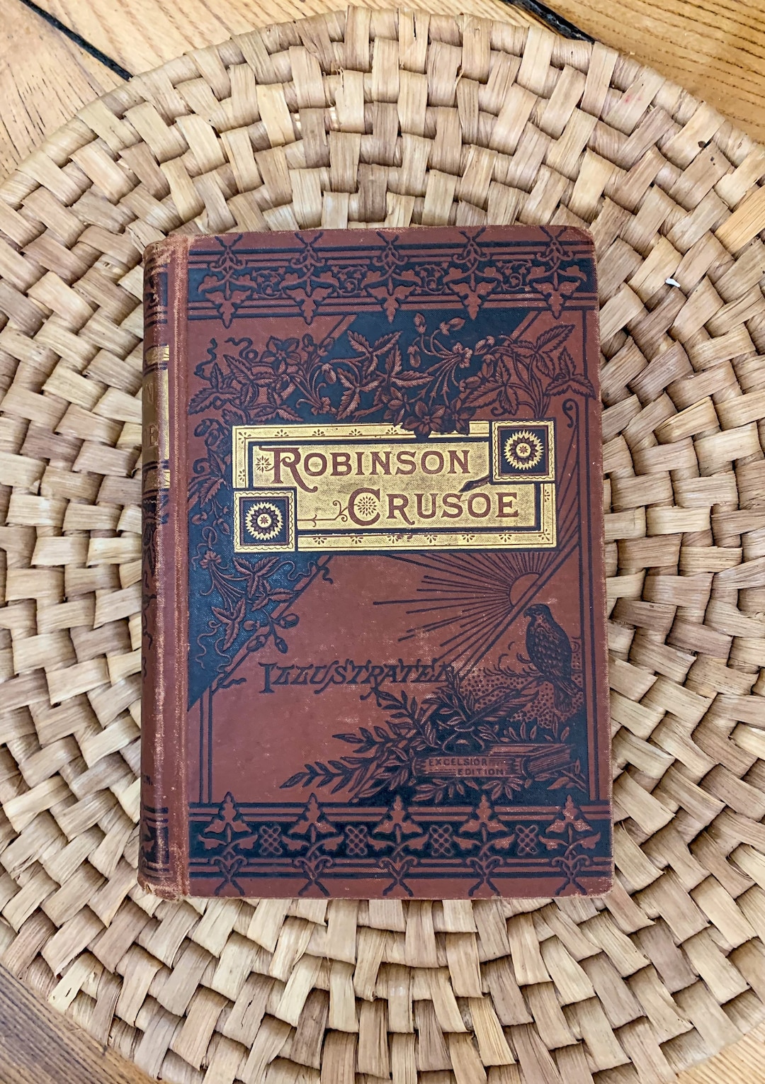 Vintage Robinson Crusoe Book | Robinson Crusoe | Vintage Book | Antique ...