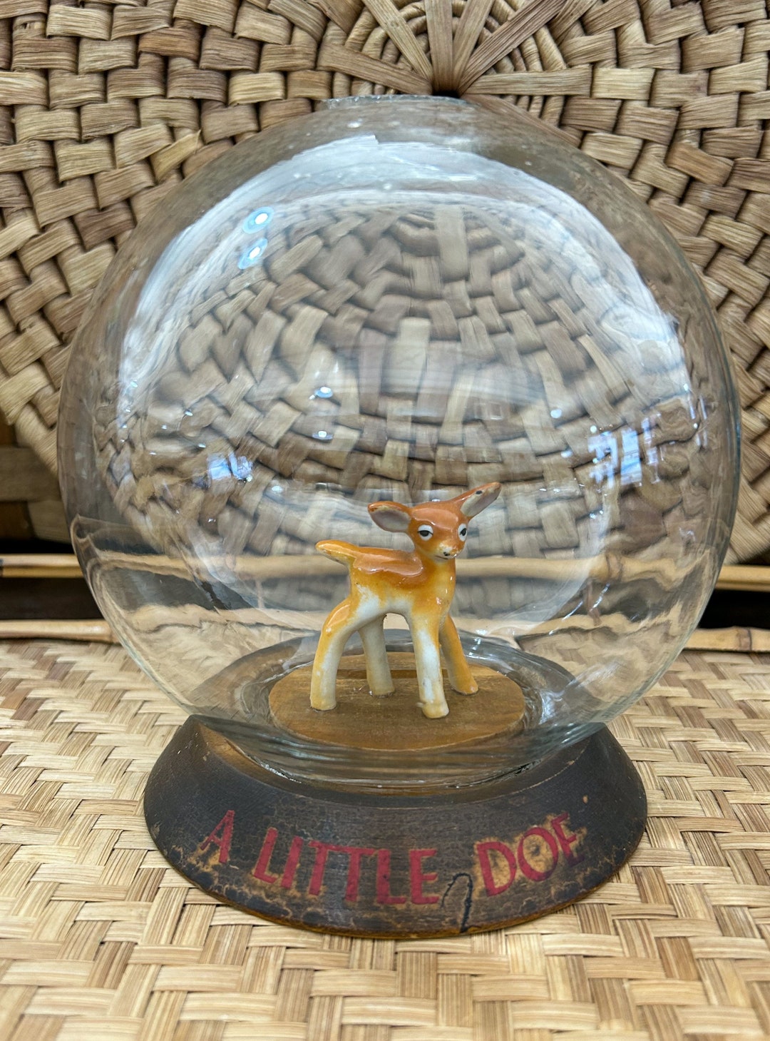 Antique Vic Moran Bubble Bank, A Little Doe Bank, Vintage Bank, Antique ...