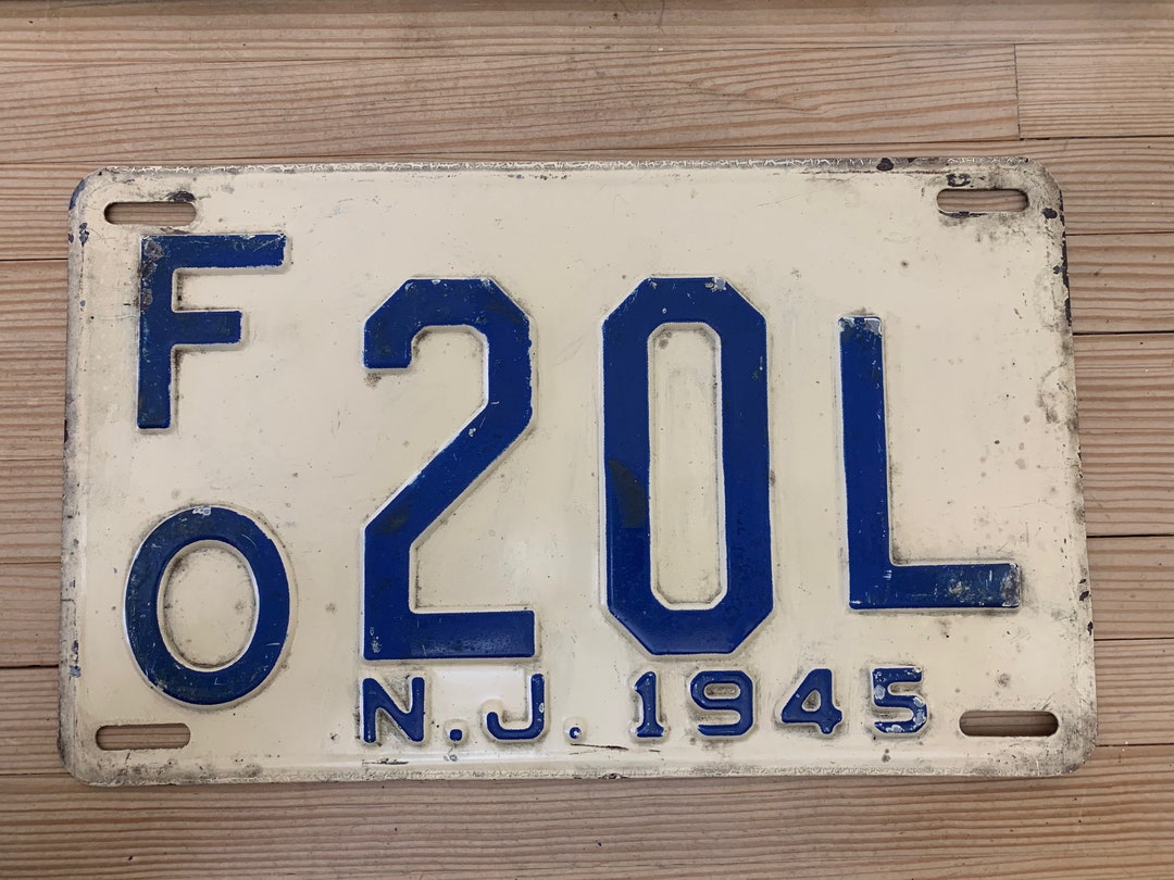Vintage License Plate | Vintage Plate | Mancave Decor | Gift for Dad ...