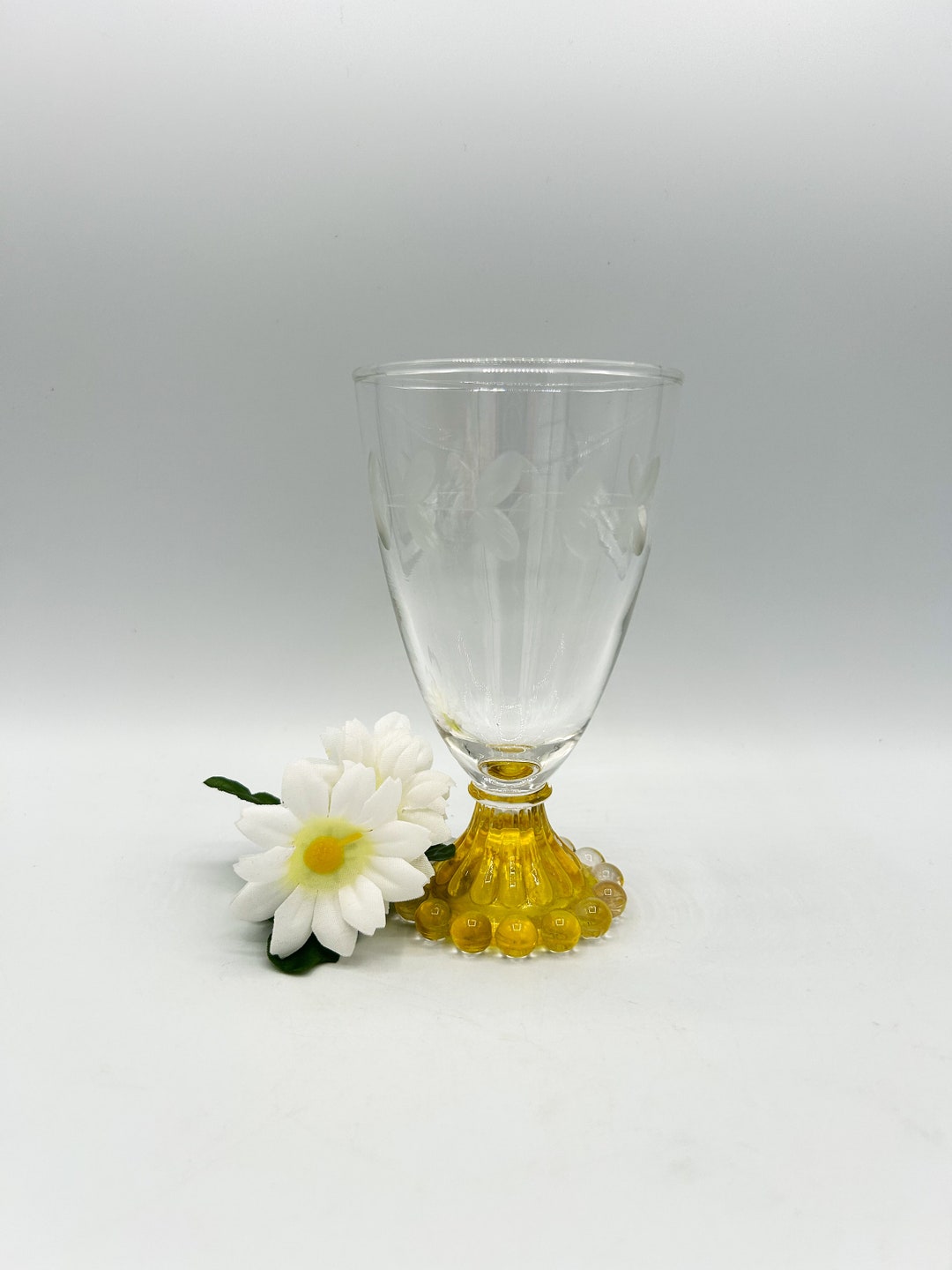 Vintage Anchor Hocking Etched Boopie Glasses, Cordial Glasses, Boopie ...