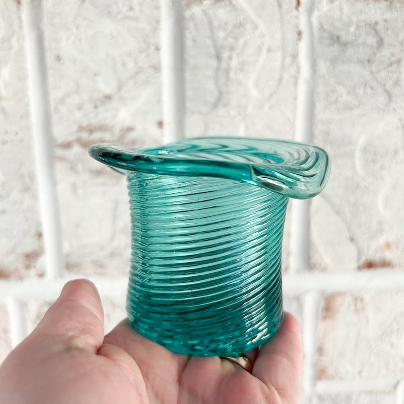 Vintage Avon Glass Hat - Etsy