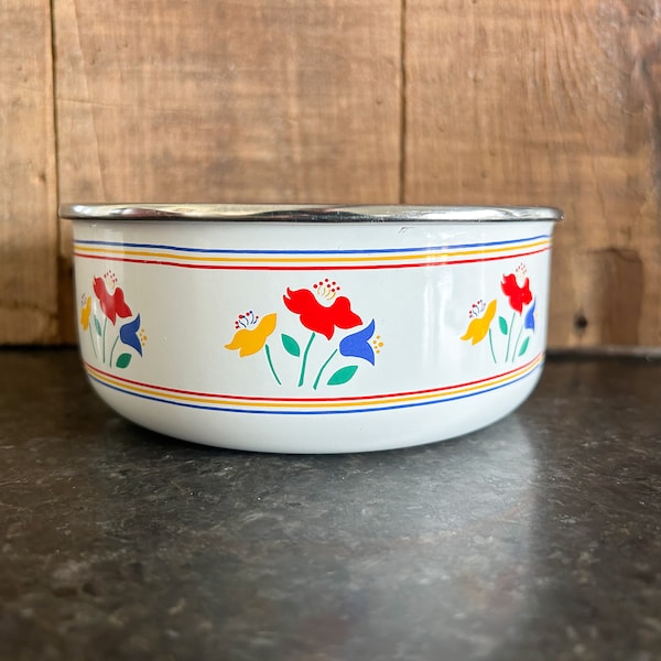 Enamel Bowl - Etsy