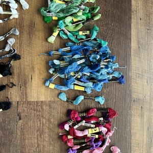 150 Vintage NOS Embroidery Floss, Multiple Colors, Embroidery Floss ...