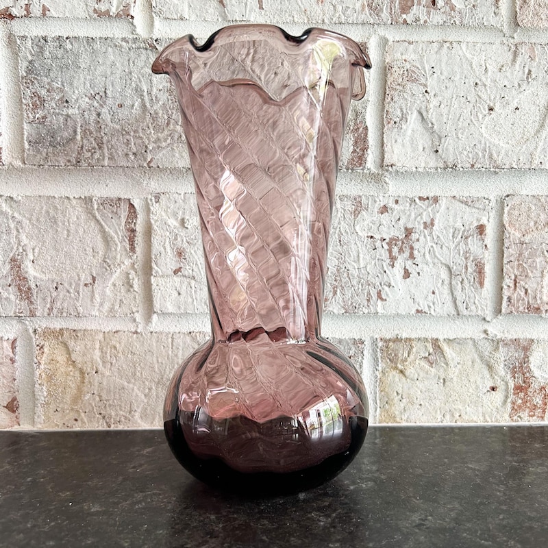 Purple/amethyst Vases - Etsy