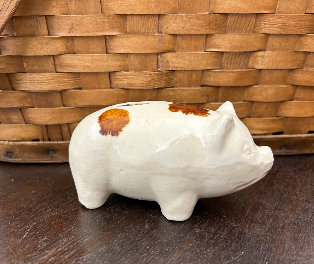 Vintage Ceramic Piggy Bank Ceramic Bank Vintage Bank Piggy Bank ...