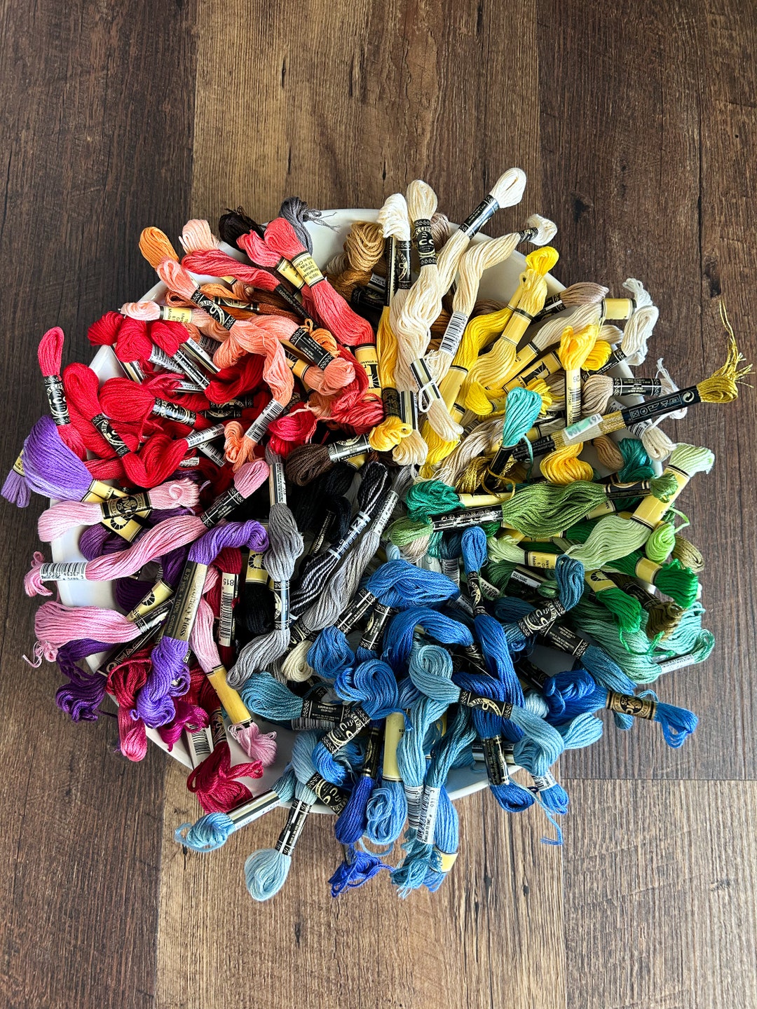 Vintage NOS Embroidery Floss, Multiple Colors, Embroidery Floss Lot ...