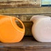 Fiesta Pitcher Fiesta Disc Pitcher Apricot Fiestaware Art Deco Pitcher ...
