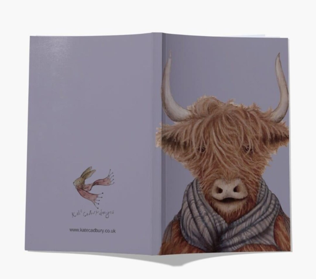 Highland Cow Notebook - Etsy
