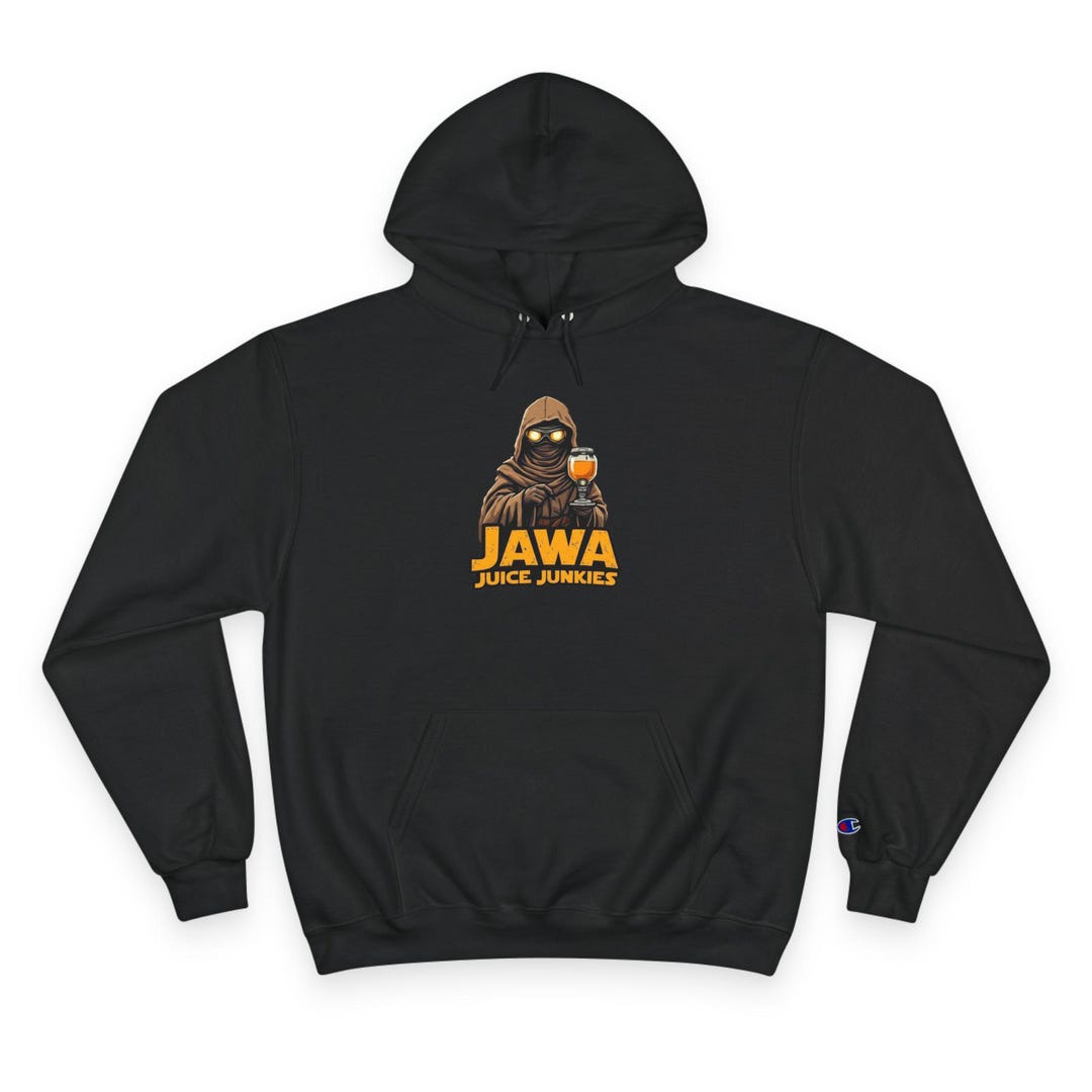 Jawa Juice Junkies Hoodie | Sci-fi Alien Character Sweatshirt - Etsy