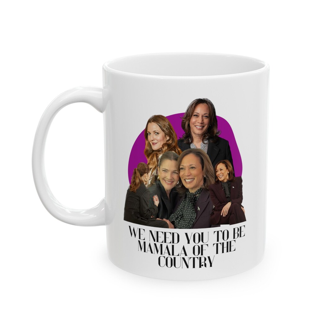 Mamala Drew Barrymore Kamala Harris Meme Ceramic Mug - Etsy
