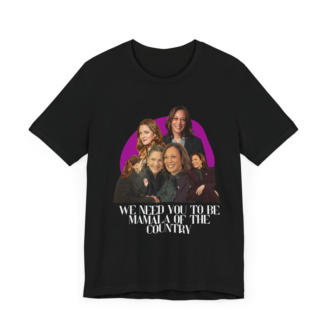 Mamala Drew Barrymore Kamala Harris Meme Unisex Jersey Short Sleeve Tee ...