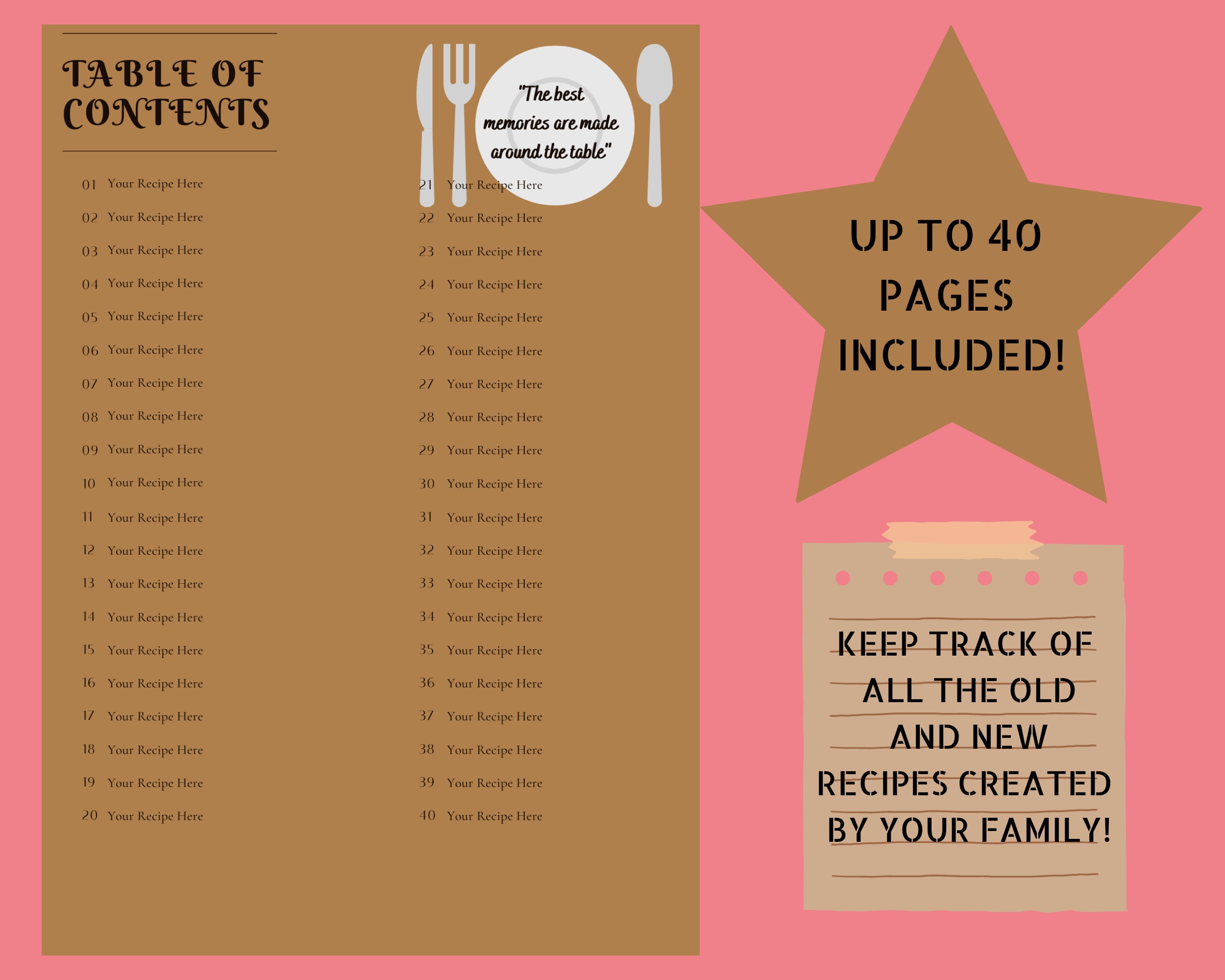 Family Recipe Book, Generational, Digital Download, Notability ...