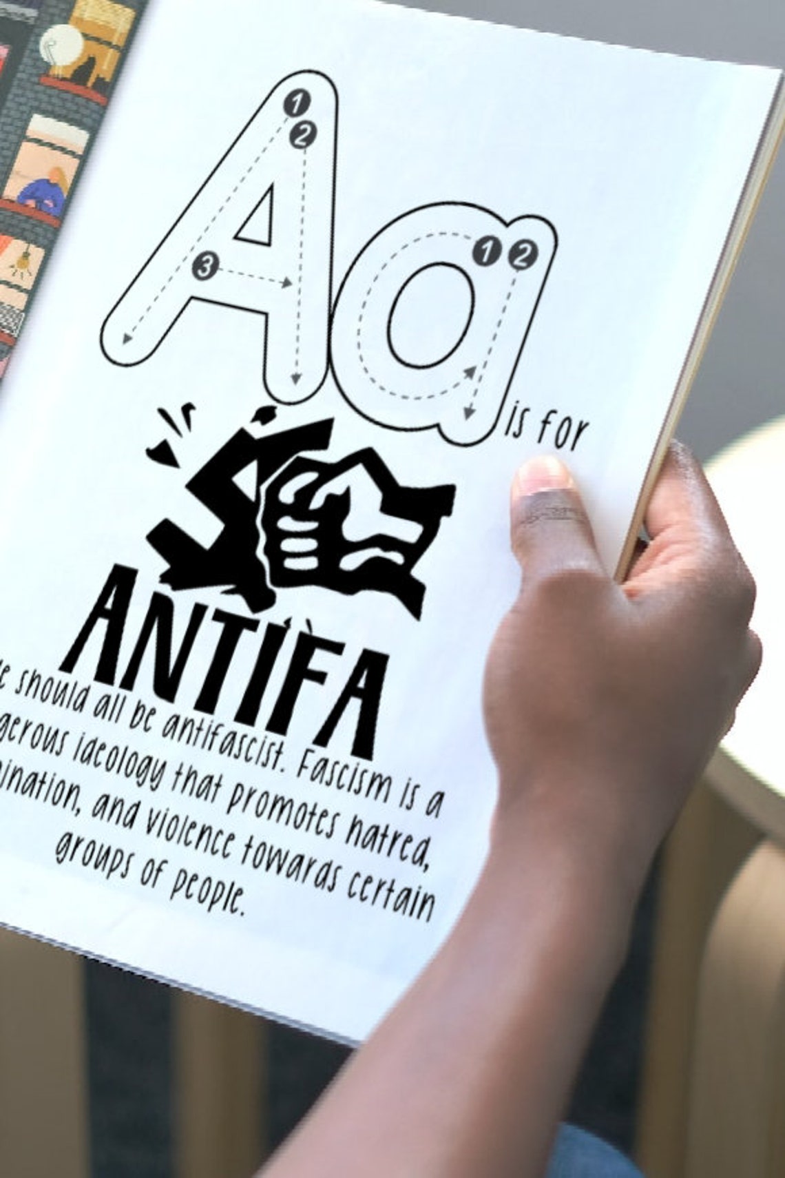 A is for Antifa Printable Coloring Book for Young Leftists, Progressive ...