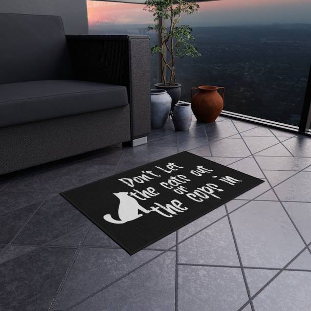 Don't Let the Cats Out or the Cops in Outdoor Rug, Acab, Defund Police ...