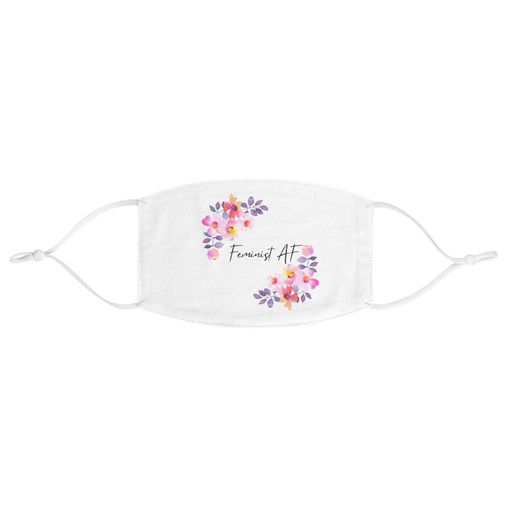 Feminist AF Cloth Face Mask Equal Rights Social Justice - Etsy