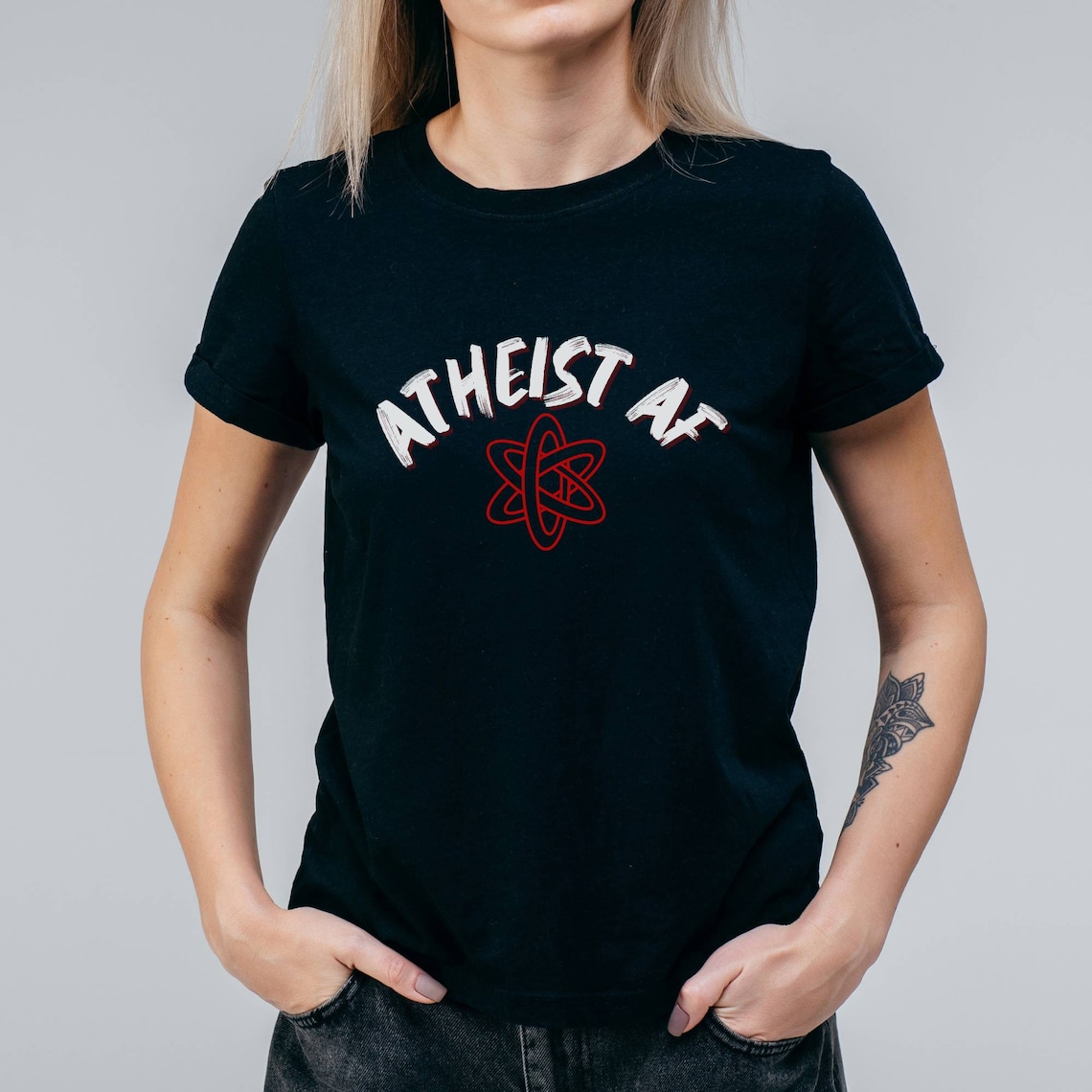 Atheist AF Tshirt, Anti Religion Shirt, Atheism Shirt, Gift for Atheist ...