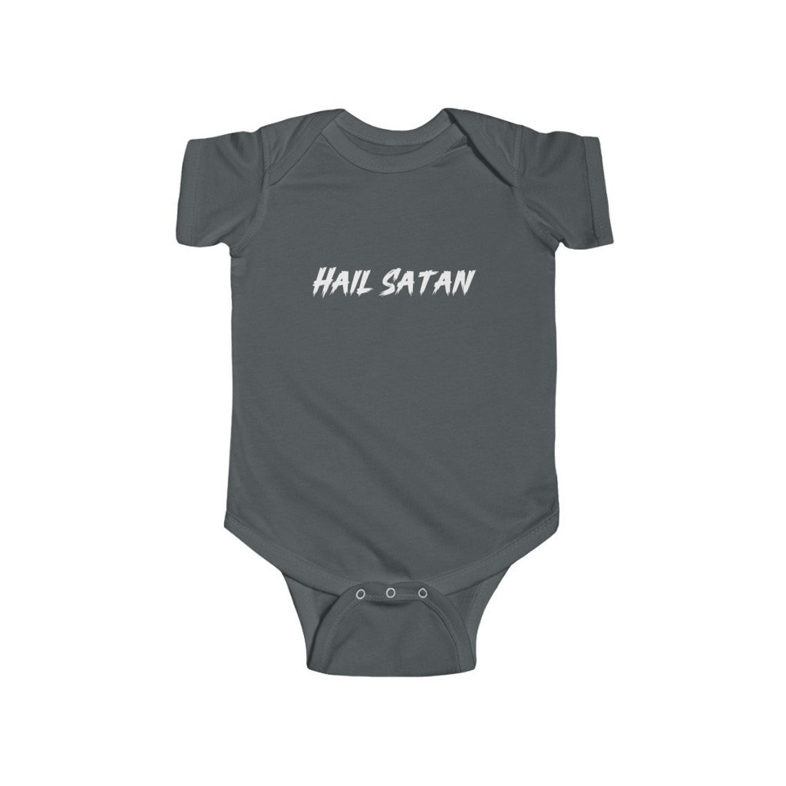 Hail Satan Baby Shirt Satanic Baby Bodysuit Goth Baby - Etsy