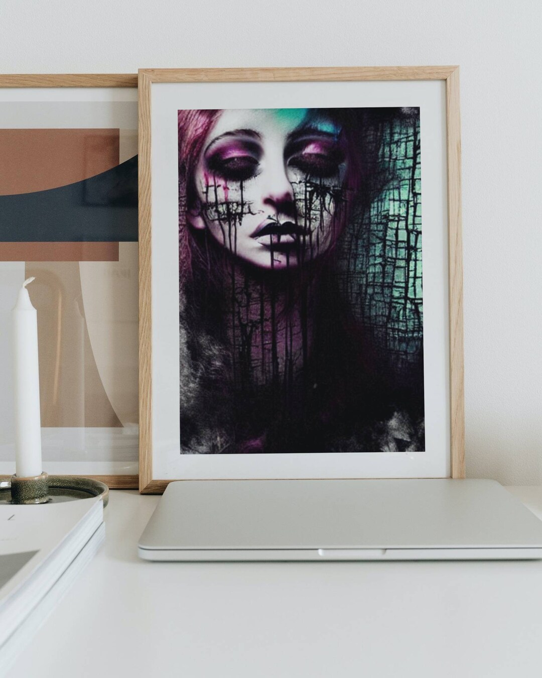 Goth Printable Wall Art, Digital Download Gothic Wall Decor, Horror ...