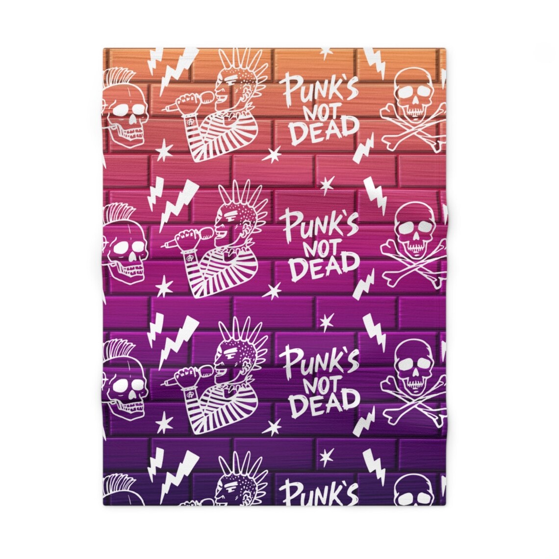 Punk Baby Blanket Punk Rock Grunge Baby Aesthetic Punk Baby - Etsy