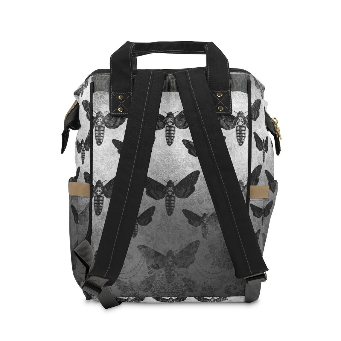 Gothic Grunge Baby Bag, Goth Baby Accessories, Goth Moth ...