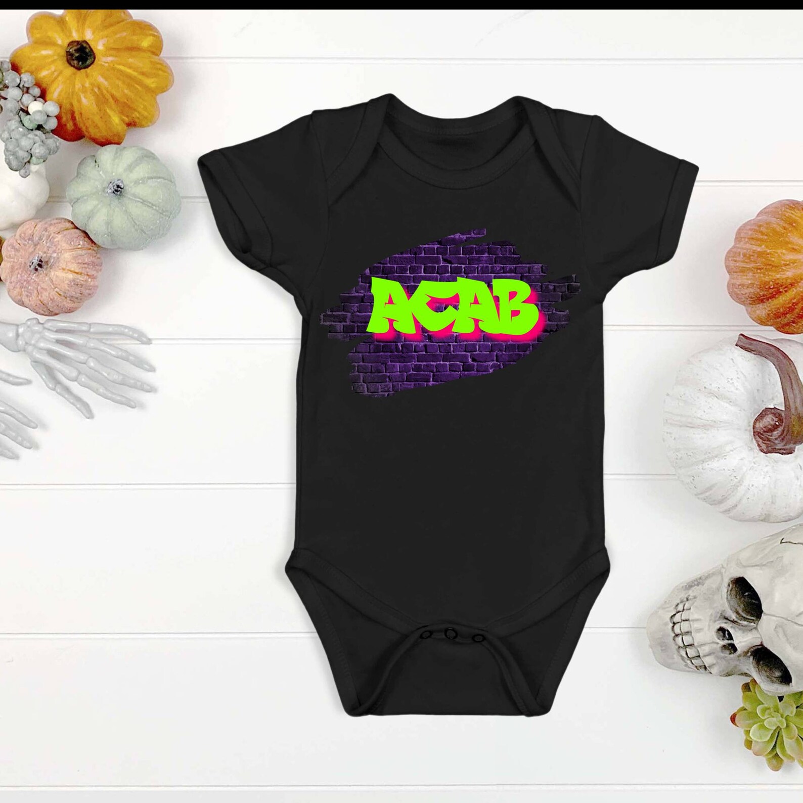 ACAB Baby Bodysuit, Baby Acab Shirt, Leftist Baby Shirt, Antifa Baby ...