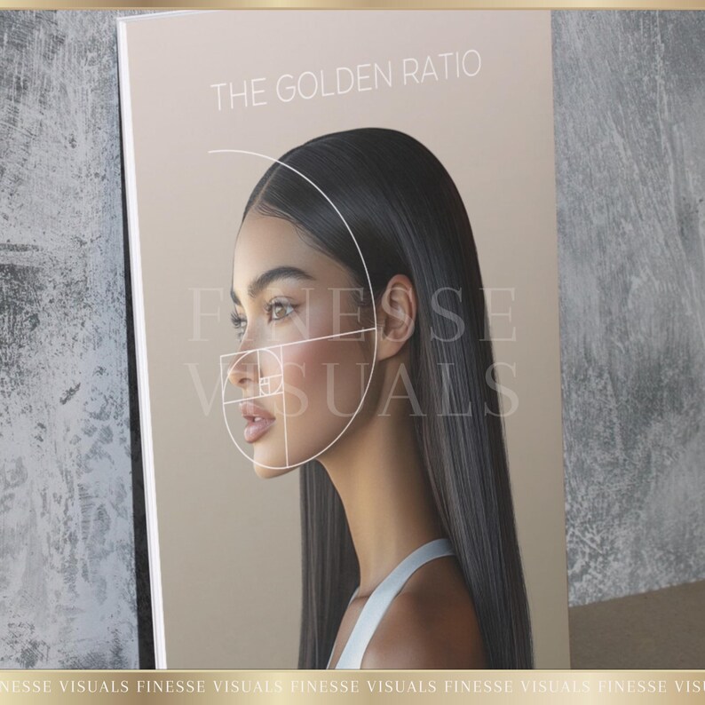 Golden Ratio Printable Poster Design Phi Ratio for Aesthetics, Beauty ...