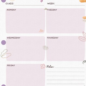 BOHO Style Teacher Weekly Planner - Etsy