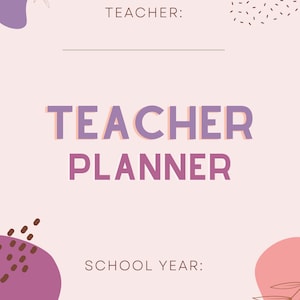 Boho-inspired Elementary Teacher Daily Planner - Etsy