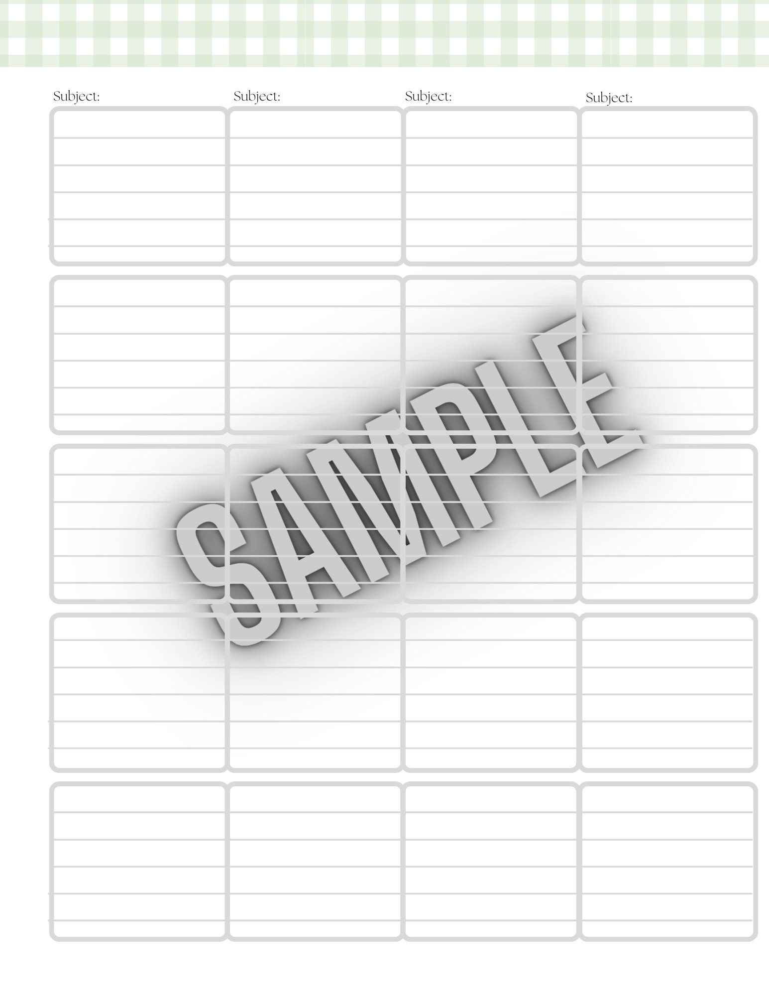 Farmhouse-style Teacher Happy Planner BIG Refill Pages | Create Your ...