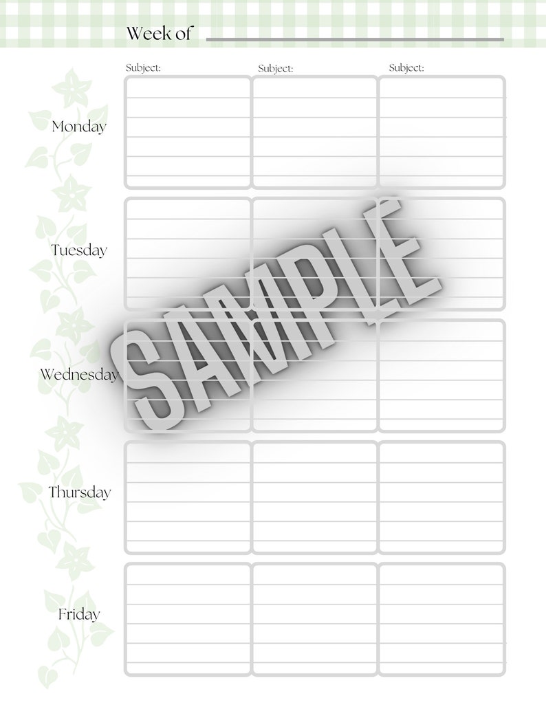 Farmhouse-style Teacher Happy Planner BIG Refill Pages | Create Your ...