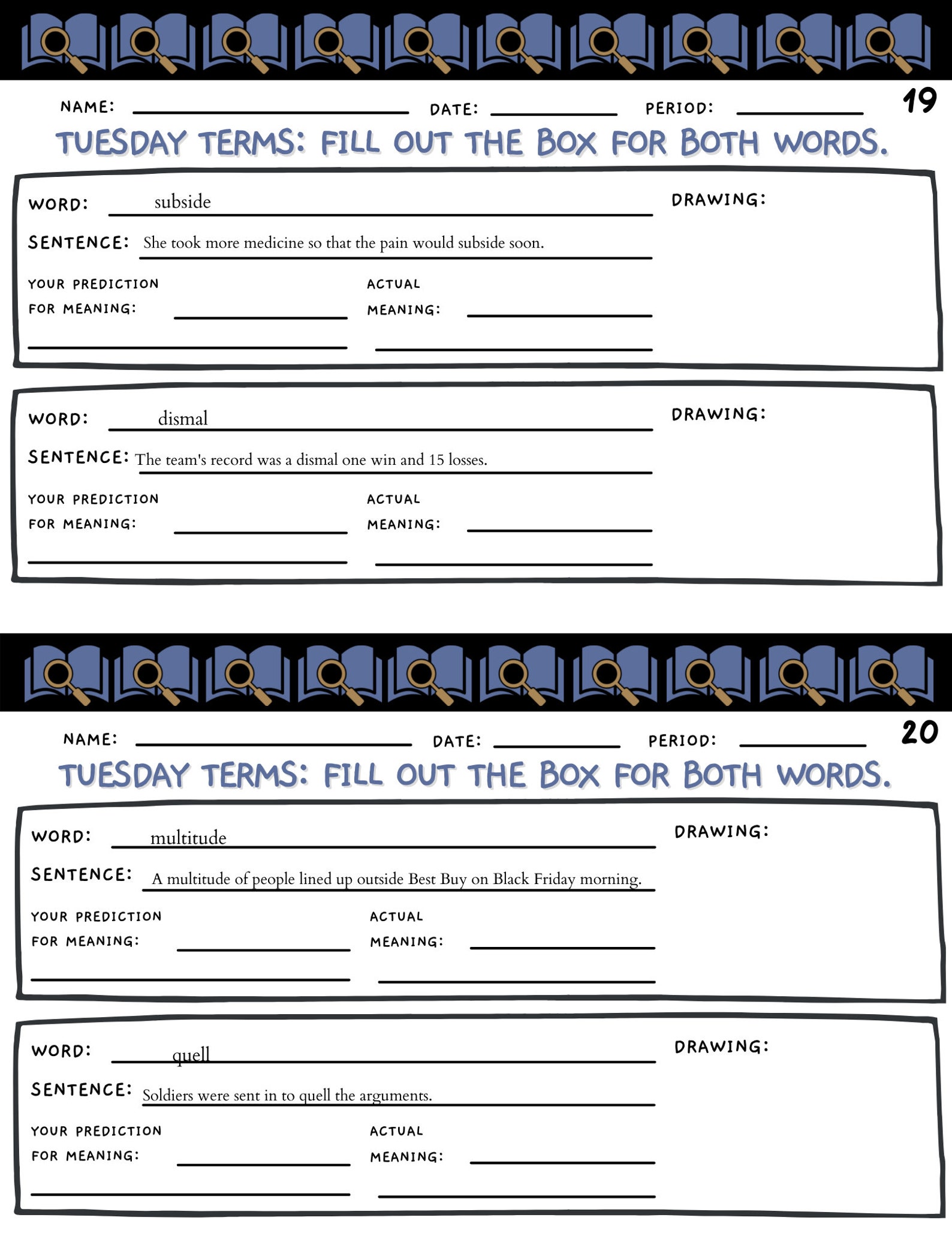 English Language Arts Bellringers for the Entire Year | Perfect for ...