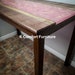 Pink Epoxy Table, Live Edge Table , Epoxy Ocean River ,natural Wood ...
