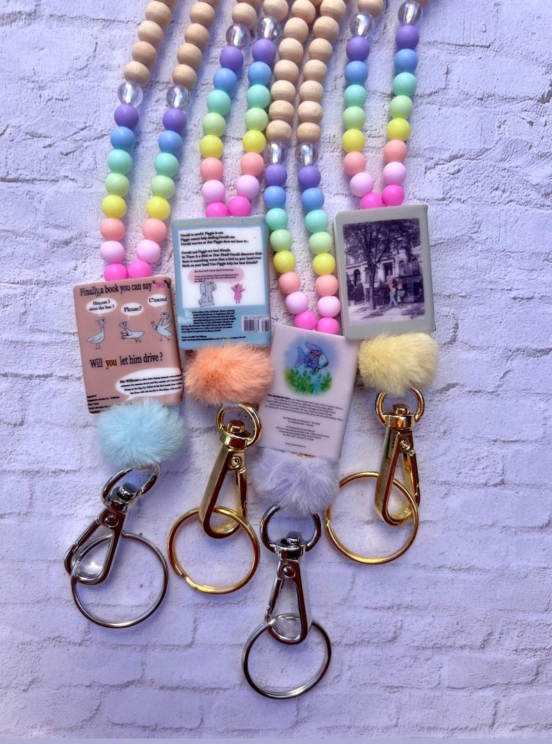 Children’s Book Teacher Lanyard - Etsy