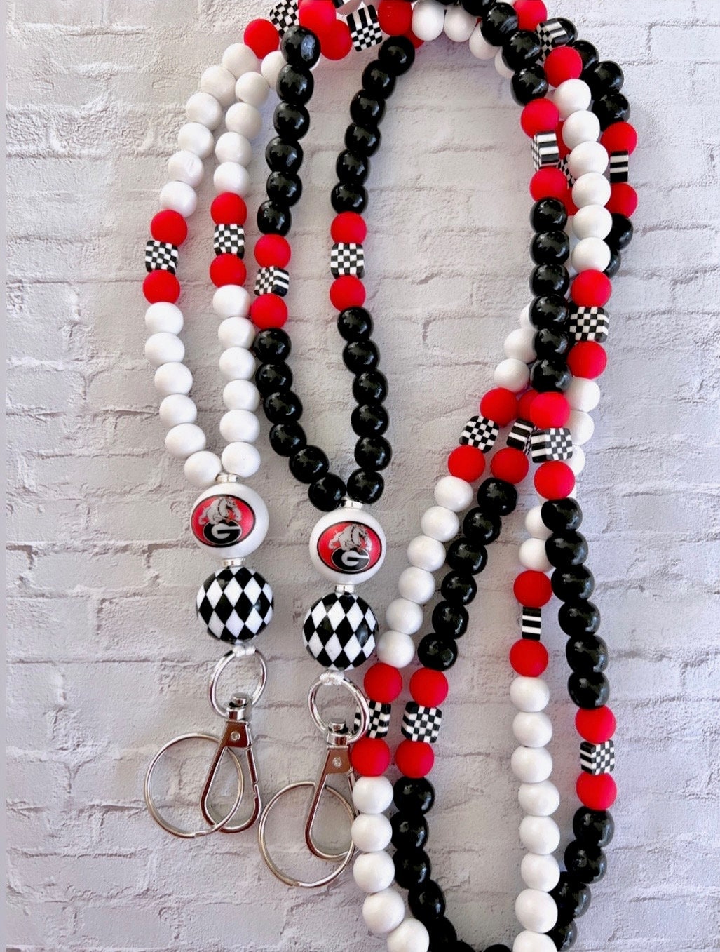 Retro UGA Lanyard - Etsy