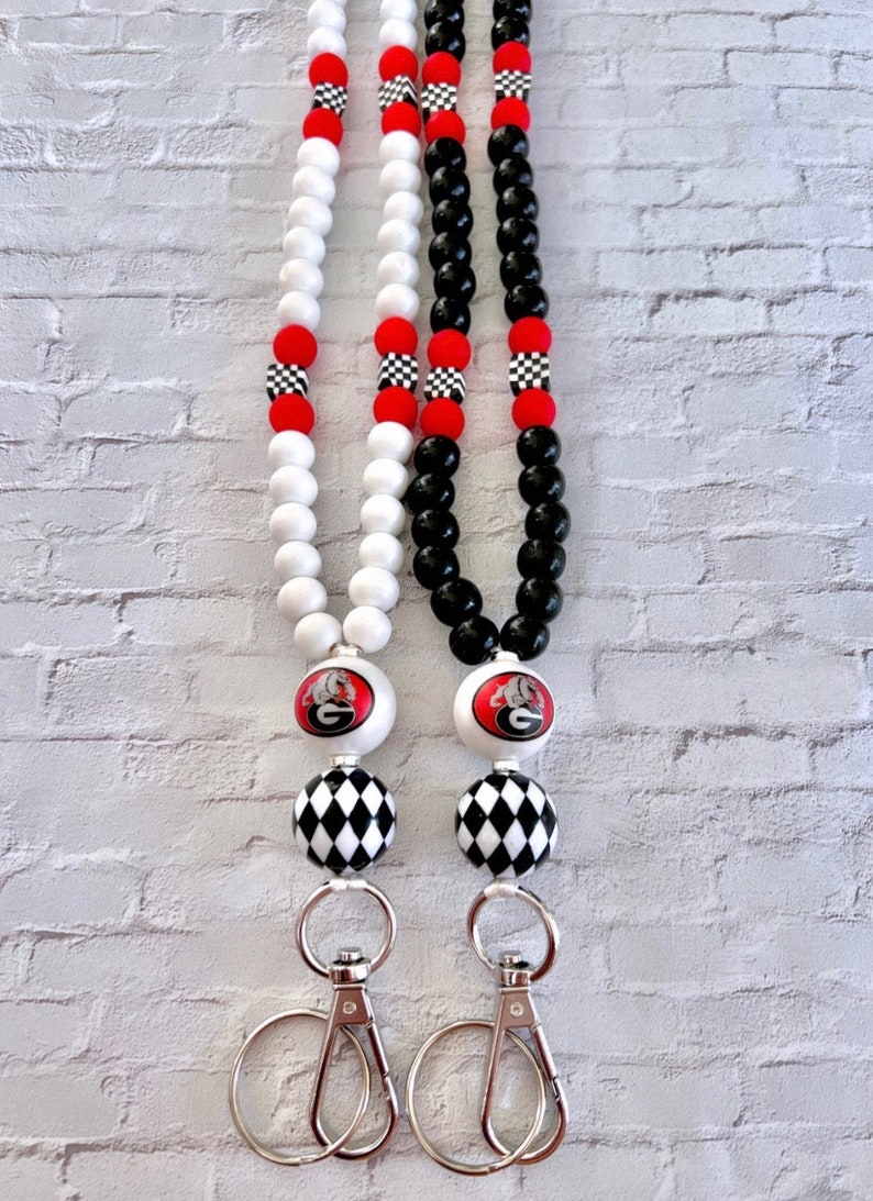 Retro UGA Lanyard - Etsy