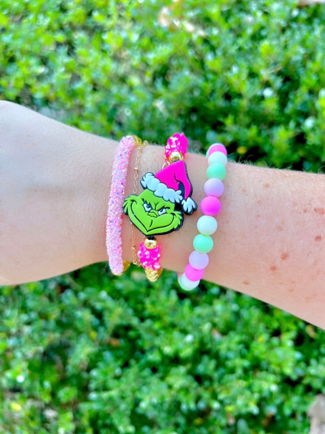 Pink Grinch Stack - Etsy
