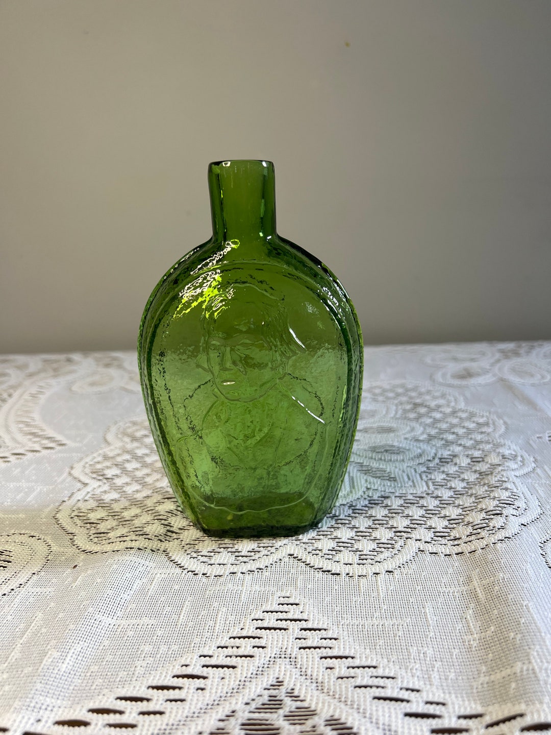 Vintage Wheaton 1970’s Presidential Clay/webster Bottle - Etsy