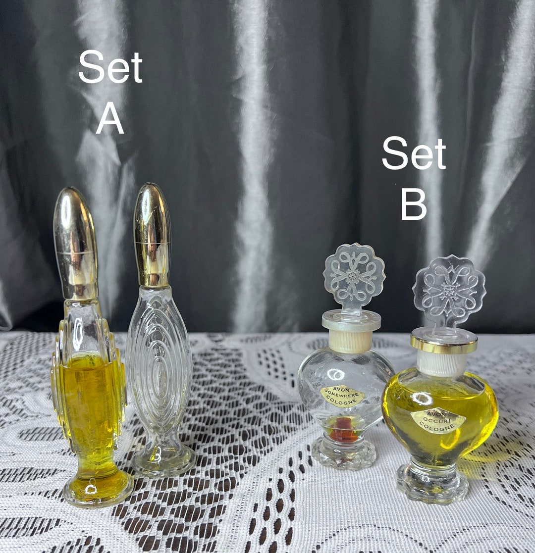 Vintage Avon Perfume Sets “minuette Topaz” and “fragrance Gold” - Etsy