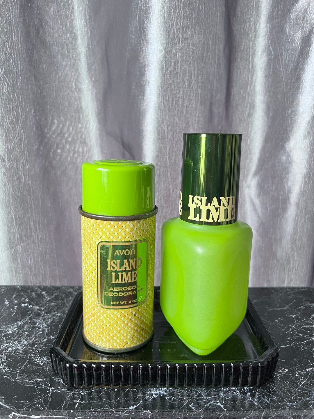 Rare Vintage Avon Island Lime Set - Etsy