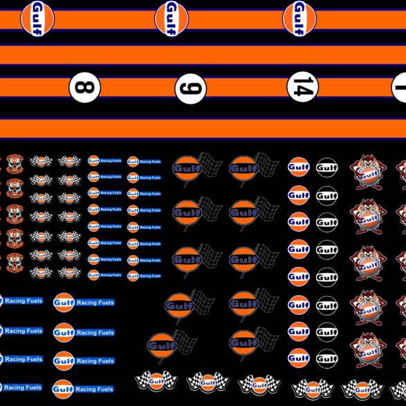 Gulf Oil Decals - Etsy