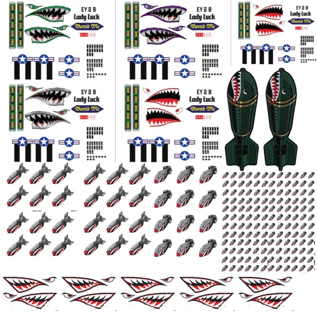 Flying Tiger 1:64 Scale Wateralide Decal - Etsy