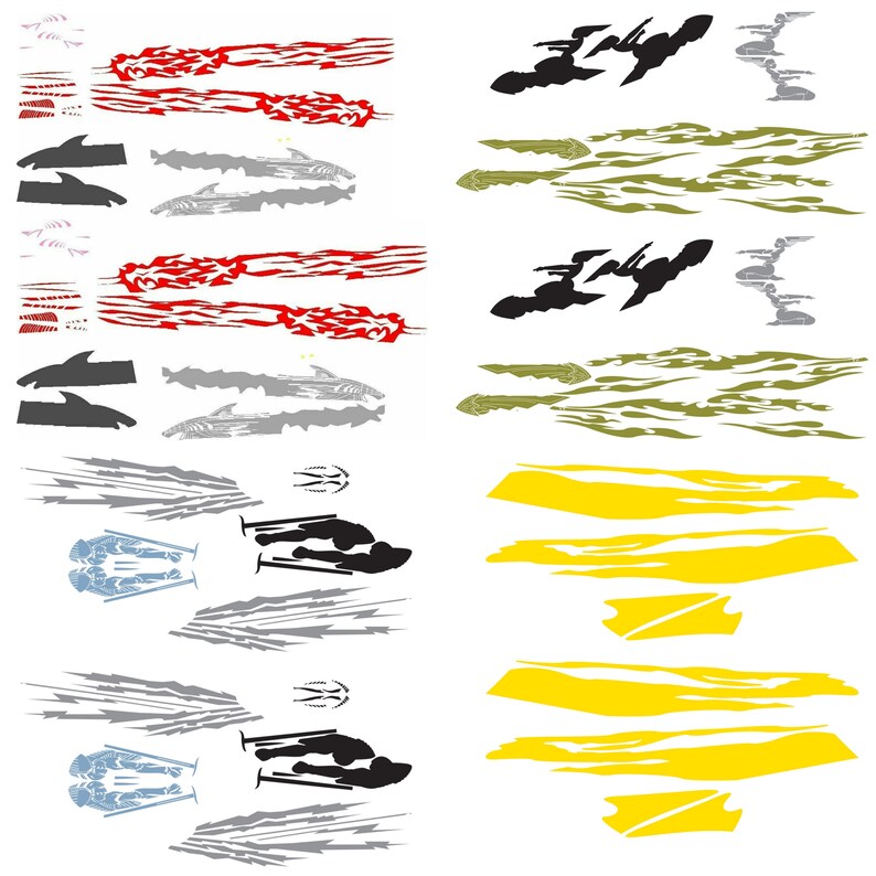 Fast and Furious Inspired Wateralide Decal 4 Car Set - Etsy