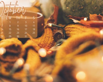 October Fall Wallpaper Desktop Wallpaper Cozy Vibes October 2025 ...