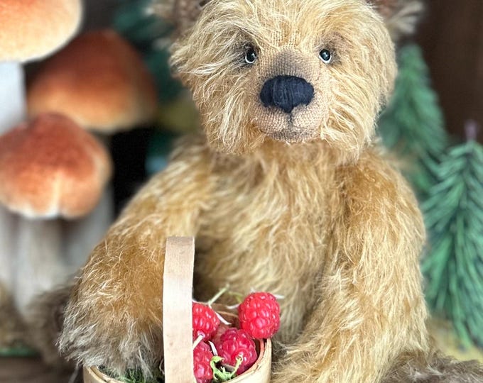 Teddy Bear Peter Handmade, Traditional, Helmbold Mohair, Sawdust, 22cm ...
