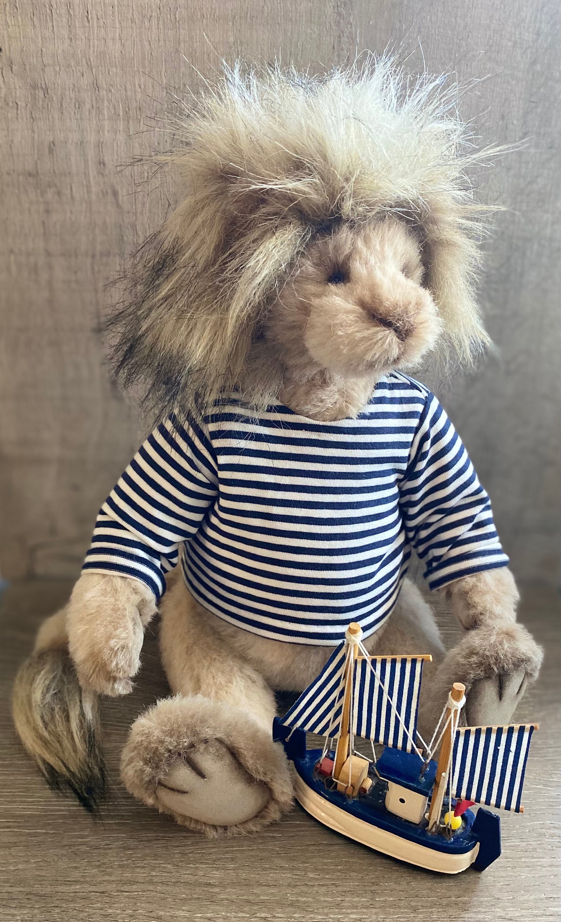 Teddy Lion Leo 31 Cm, Handmade - Etsy